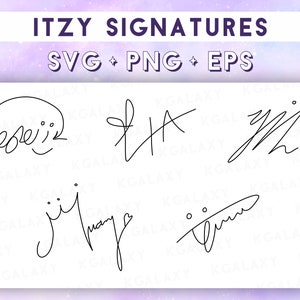 ITZY Merch Kpop Merch ITZY SVG Png and Eps Vector Files for - Etsy