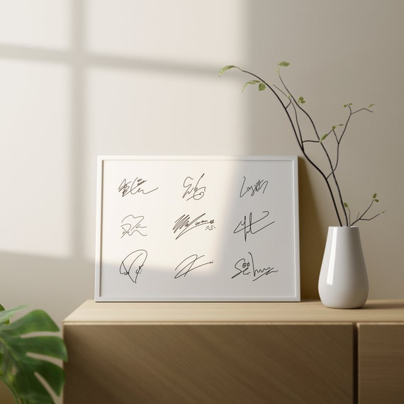 Exo Members Signature