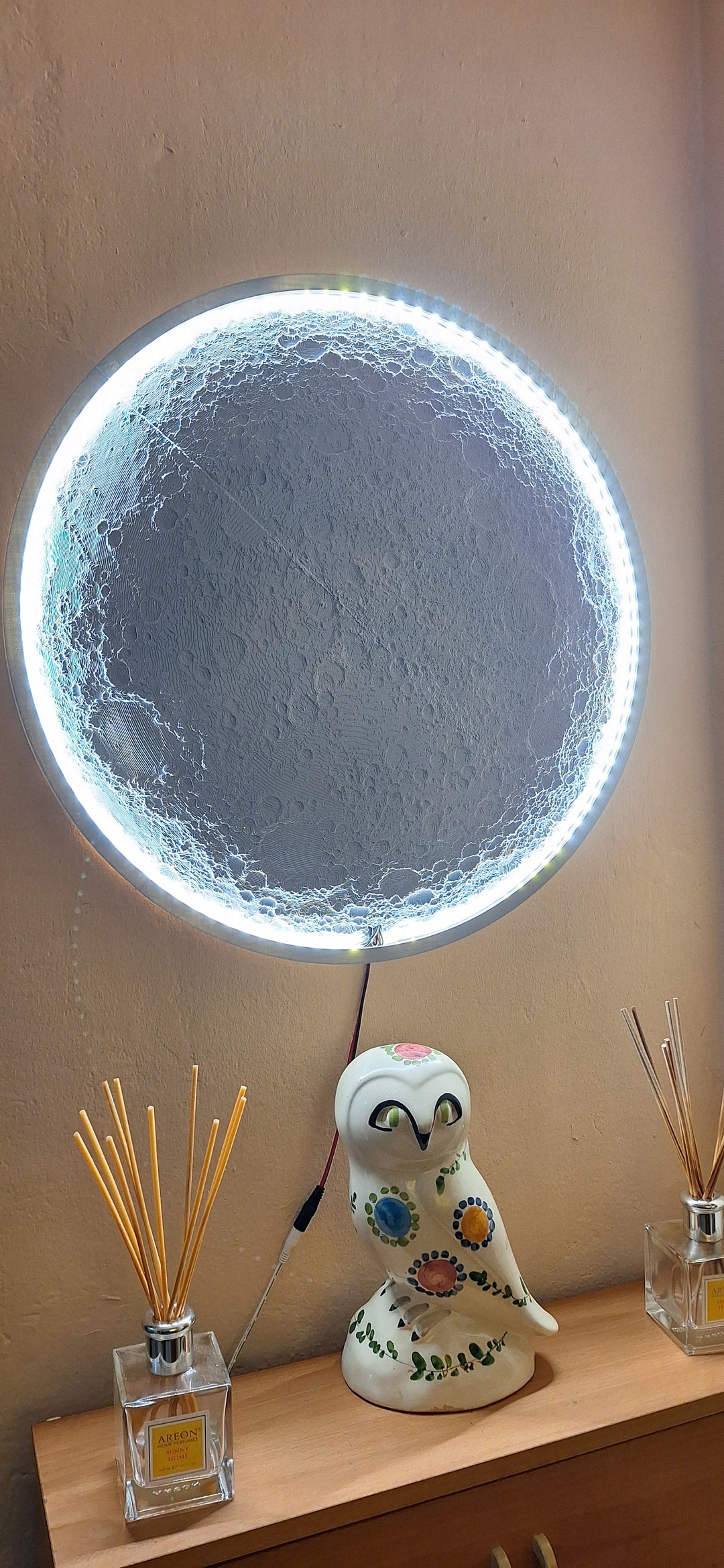 Wall Moon Lamp Stl File for 3d Printing DIGITAL FILE ONLY - Etsy