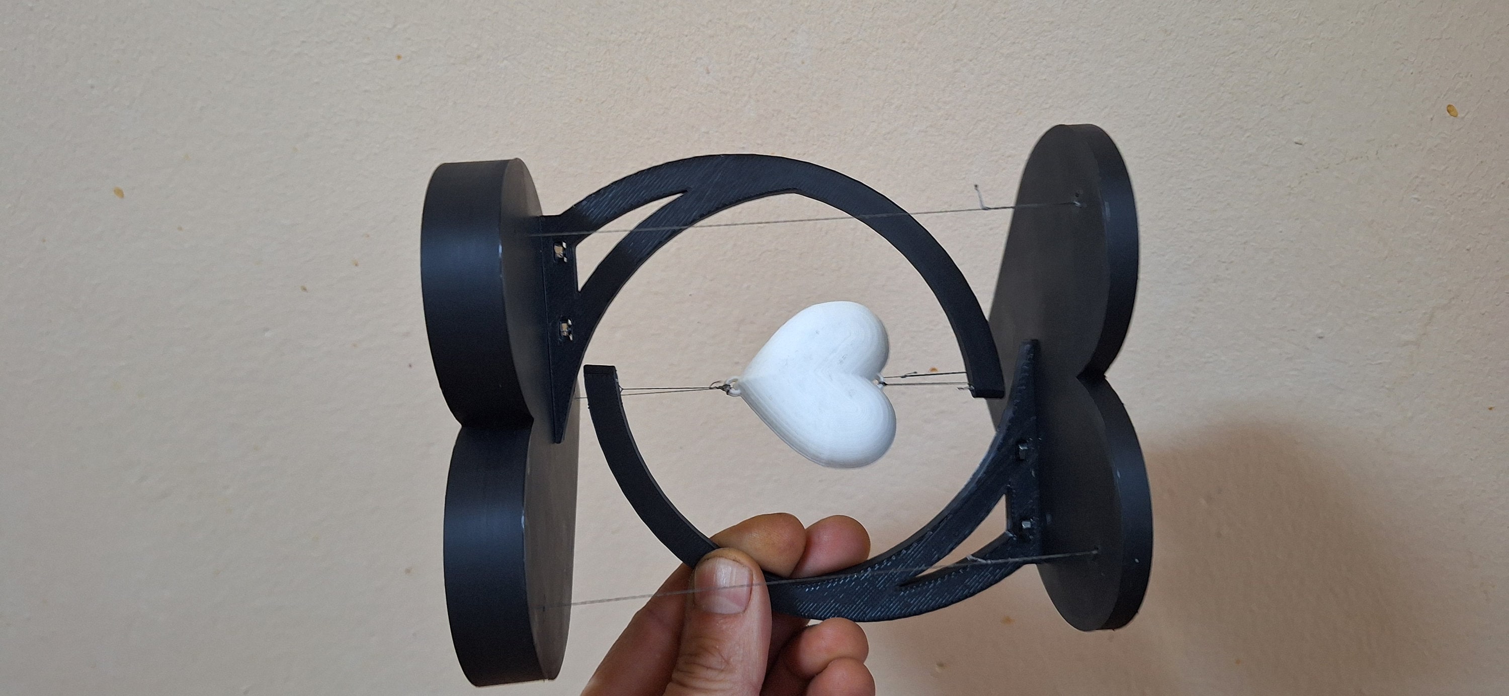 Tensegrity Levitating Heart Digital File STL - Etsy