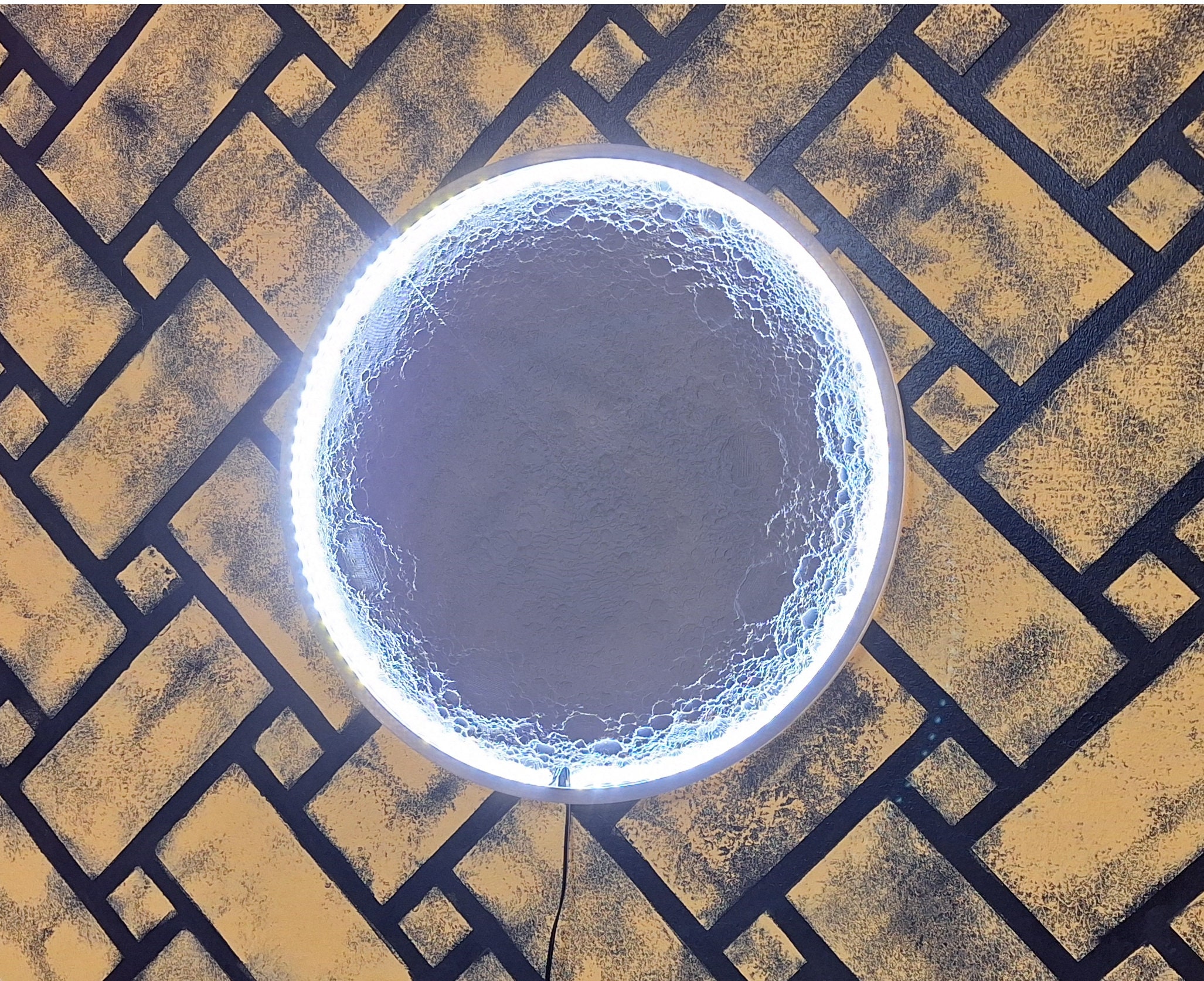 Wall Moon Lamp Stl File for 3d Printing DIGITAL FILE ONLY - Etsy