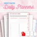 Cute Pastel Color Daily Planner Templates Bundle, 2025 2026 Calendar ...