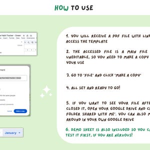 Daily Habit Tracker Growing Flower Spreadsheet, Monthly Weekly Habit Routine Tracker Google ...