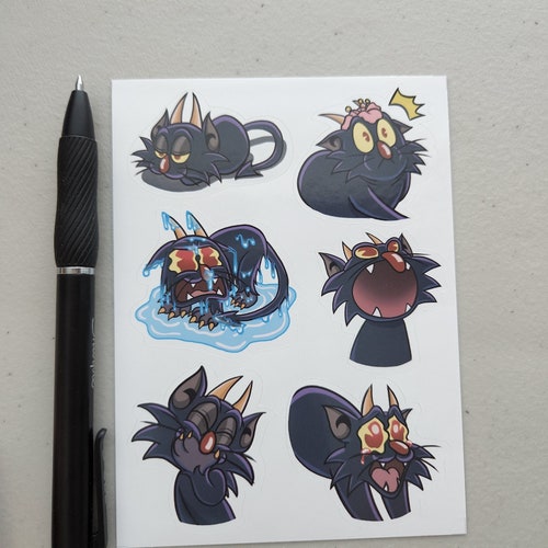 Devil Kitty Meme Sticker Sheet - Etsy