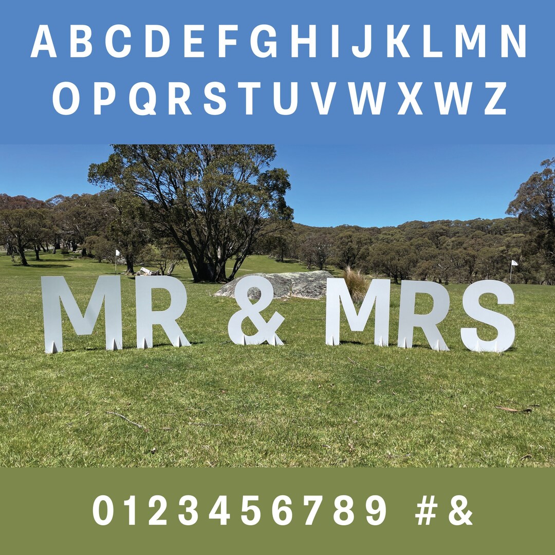 Custom Wedding Engagement Birthday Event Party Sign Marquee Letters ...