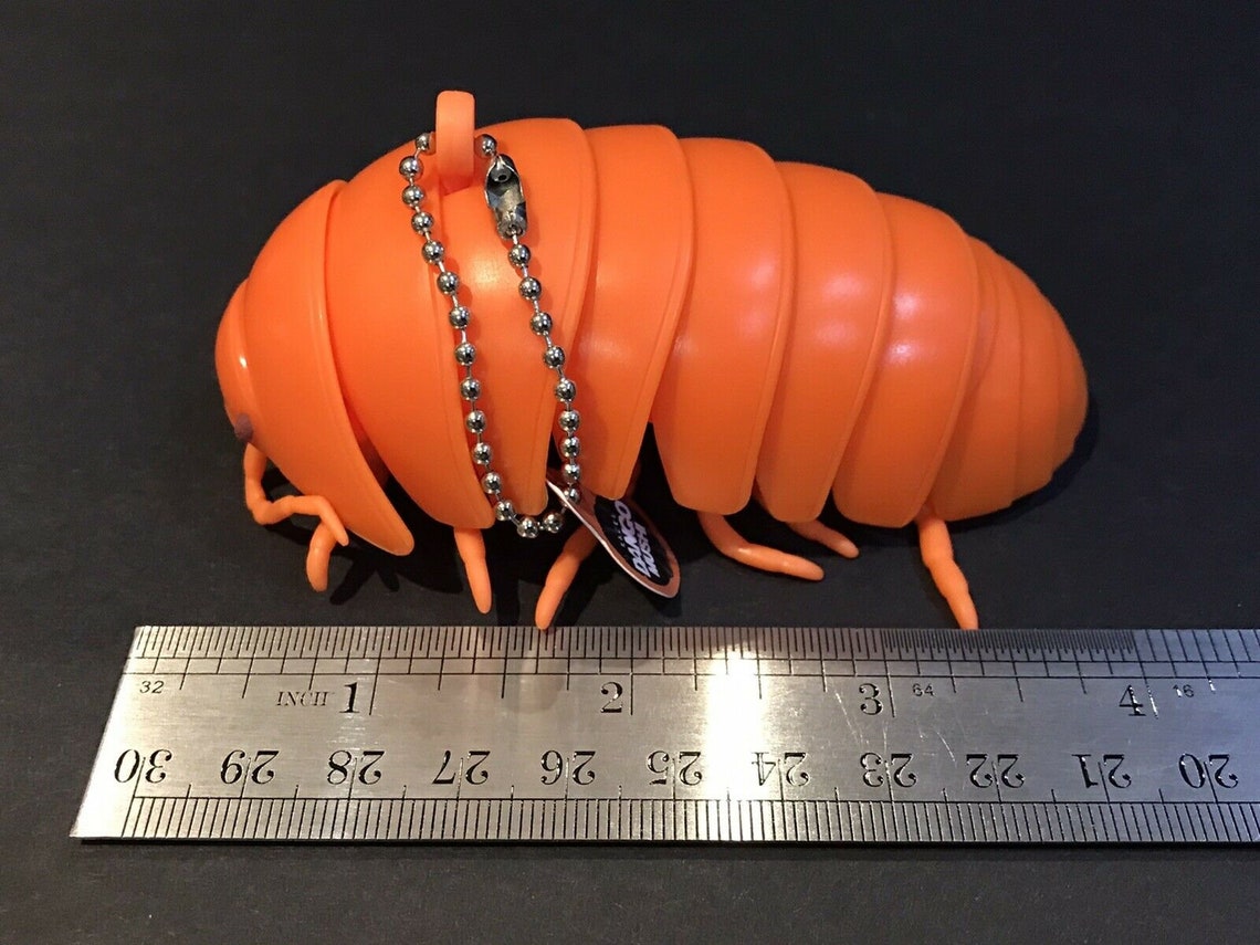 Plastic Pill Bug Roly Poly Insect Potato Bug Isopod KEYCHAIN - Etsy