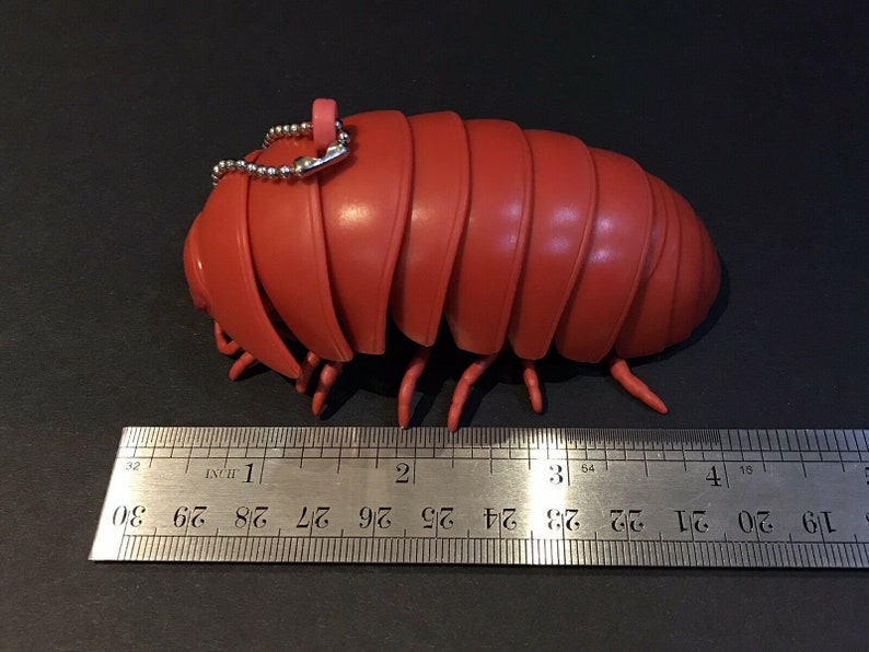 Plastic Pill Bug Roly Poly Insect Potato Bug Isopod KEYCHAIN - Etsy