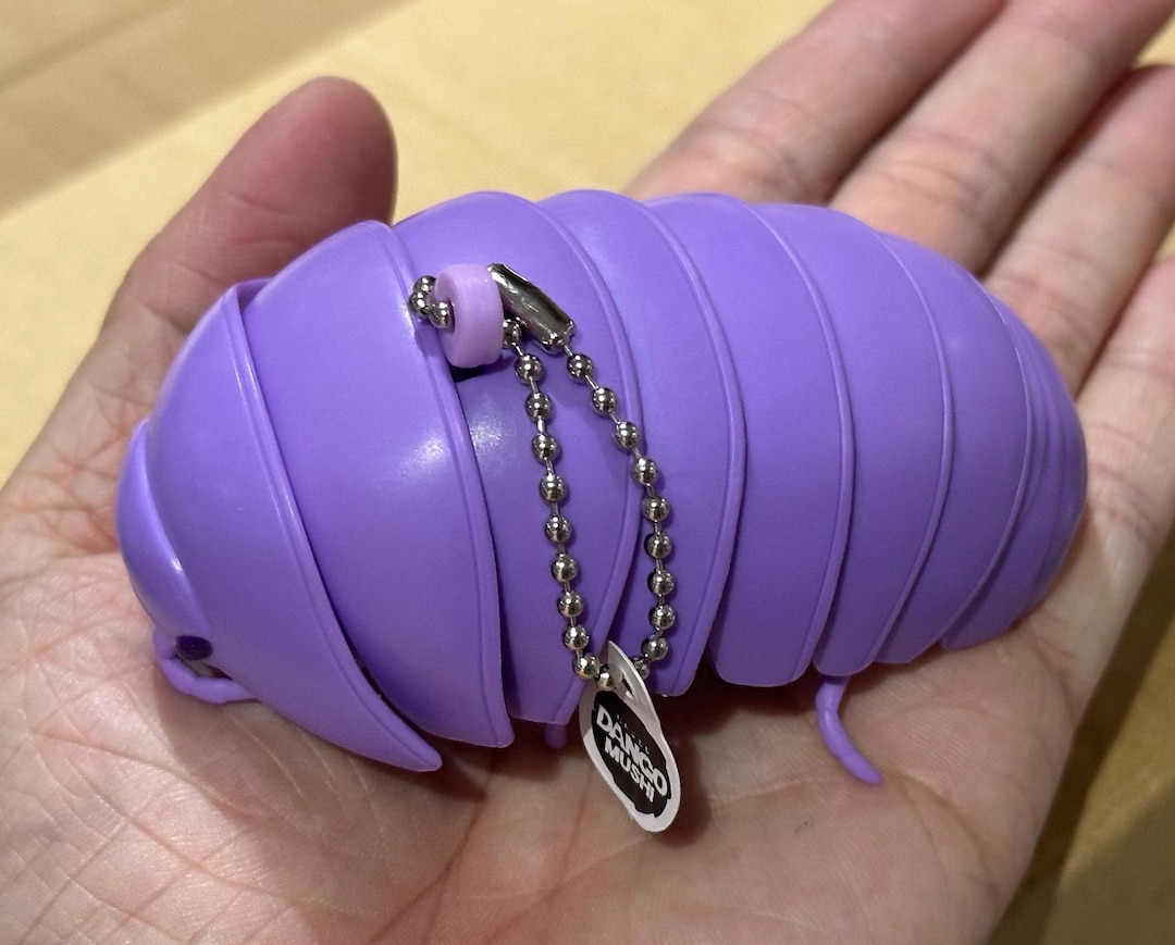 Plastic Pill Bug Roly Poly Insect Potato Bug Isopod KEYCHAIN Figure W ...