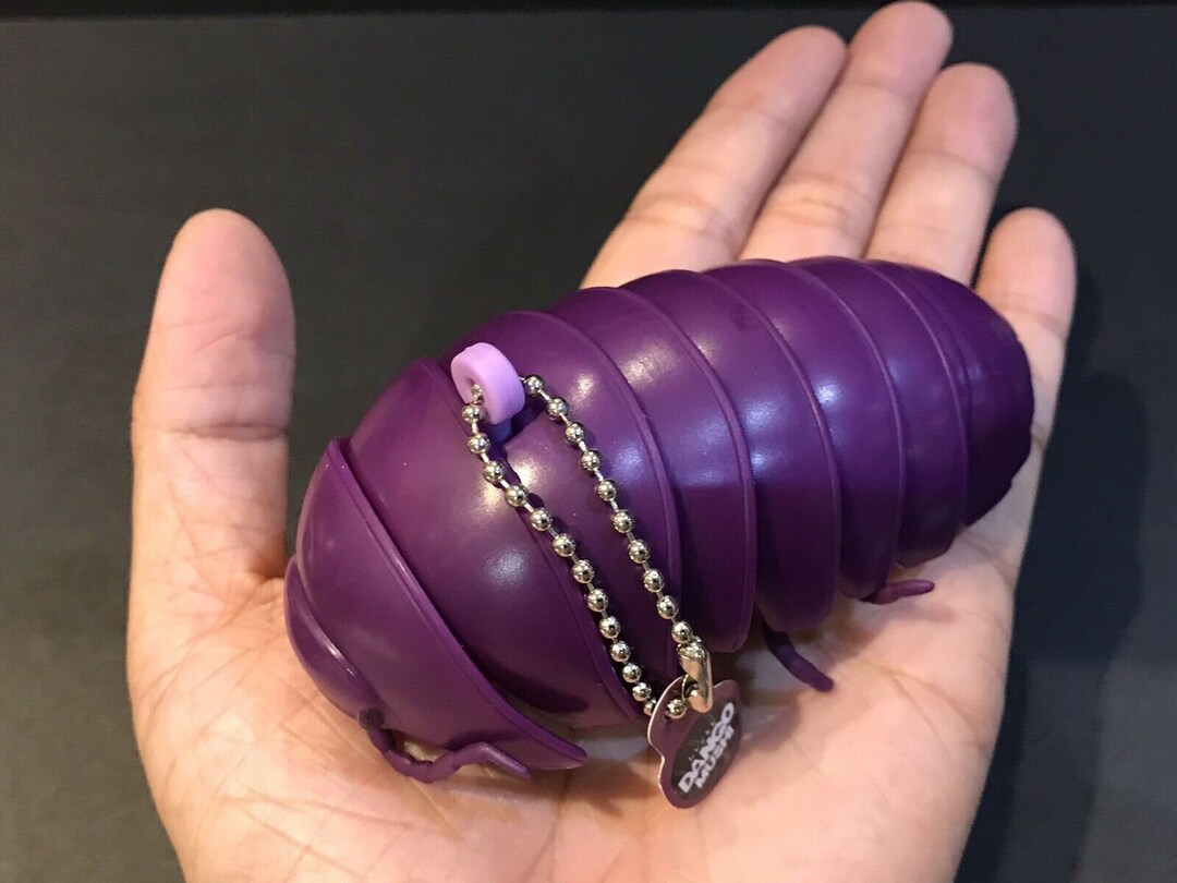 Plastic Pill Bug Roly Poly Insect Potato Bug Isopod KEYCHAIN Figure W ...