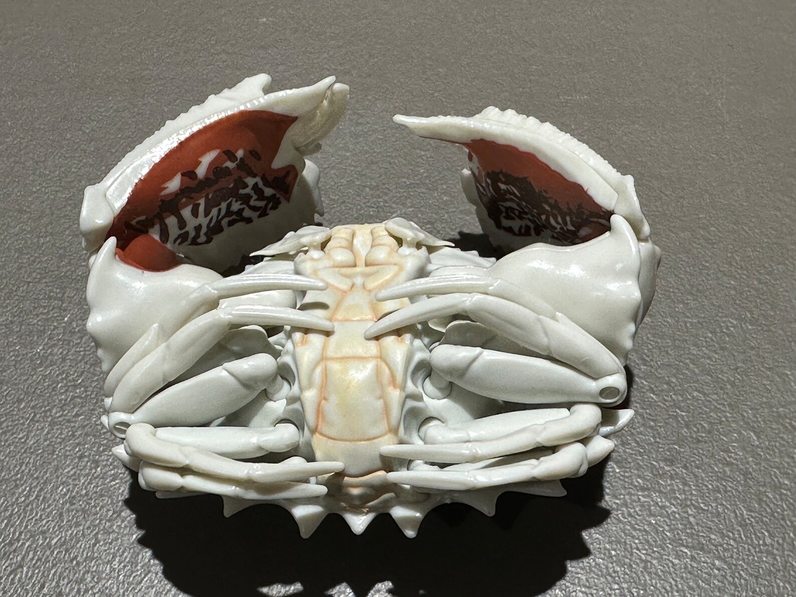 Realistic Plastic Ocean Glasses Box Crab Figure W/moving Joints Parts ...