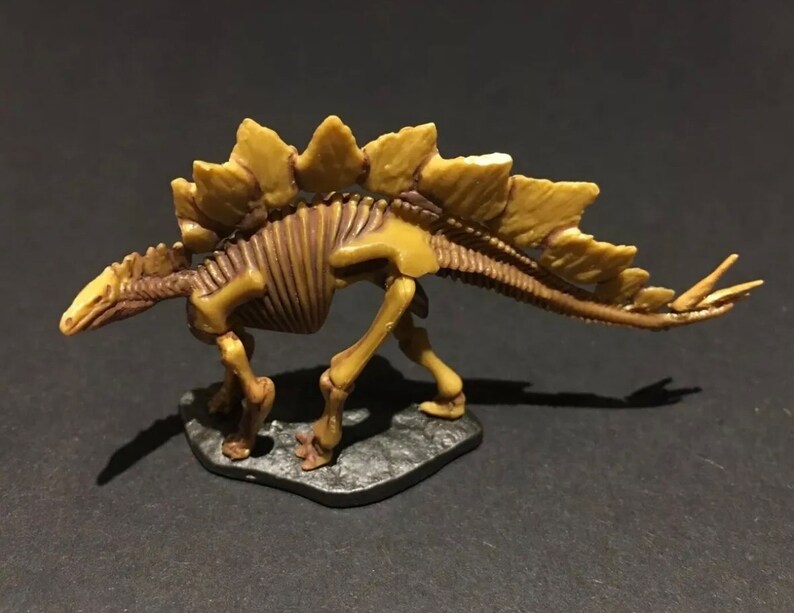 Vintage Kaiyodo Series 2 Stegosaurus Skeleton Dinosaur Dinotales ...