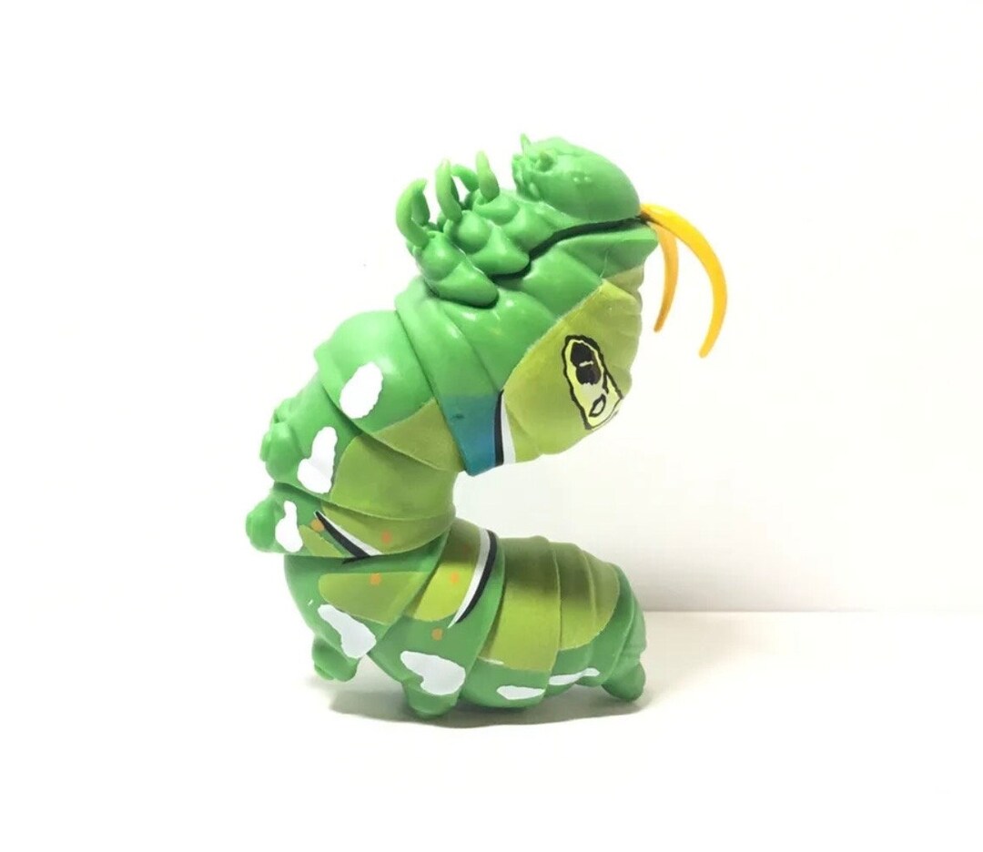 Chinese Peacock Swallowtail Butterfly Caterpillar Insect Figure W ...