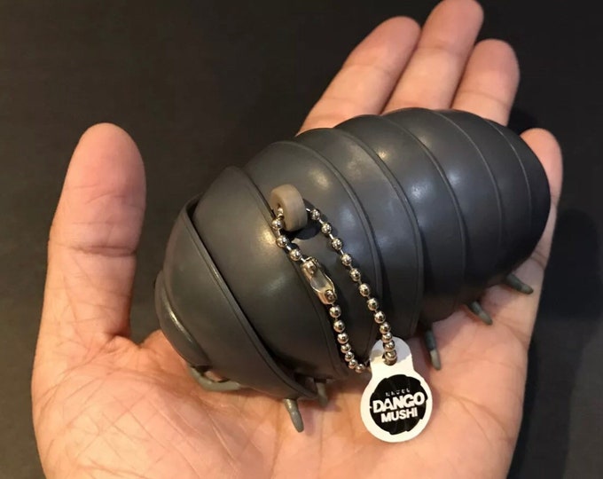 Plastic Pill Bug Roly Poly Insect Potato Bug Isopod KEYCHAIN Figure W ...