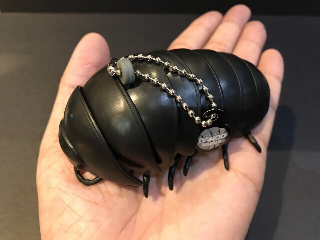 Plastic Pill Bug Roly Poly Insect Potato Bug Isopod KEYCHAIN Figure W ...