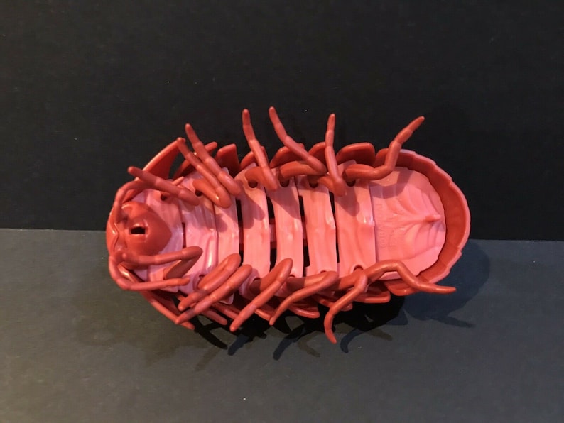 Plastic Pill Bug Roly Poly Insect Potato Bug Isopod KEYCHAIN Figure W ...
