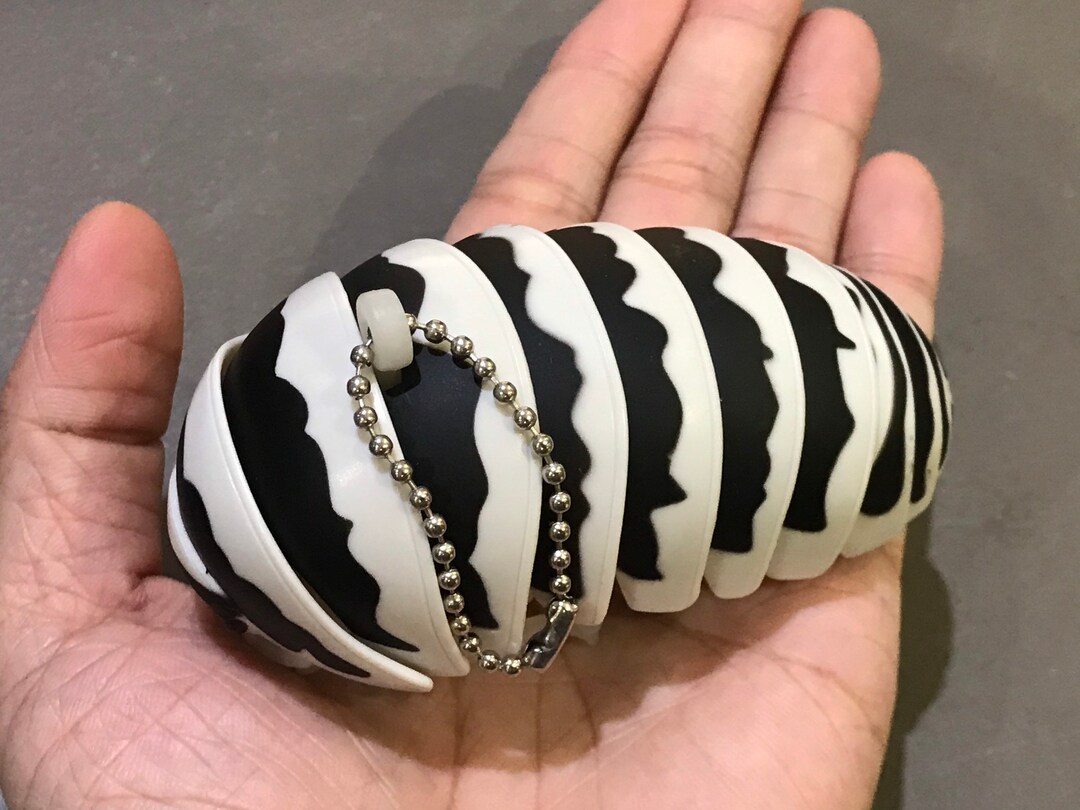 Plastic Pill Bug Roly Poly Insect Potato Bug Isopod KEYCHAIN Figure W ...