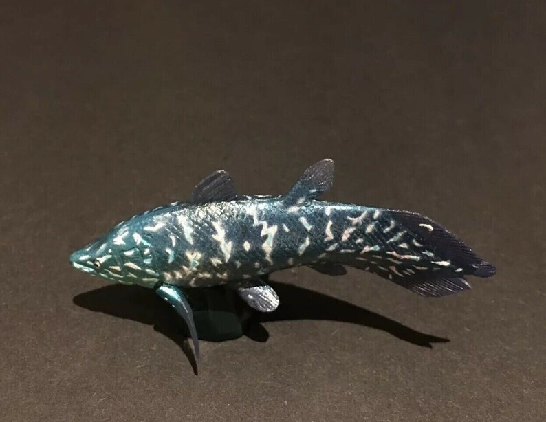 Vintage Kaiyodo Coelacanth Armored Fish Dinosaur Dinotales - Etsy