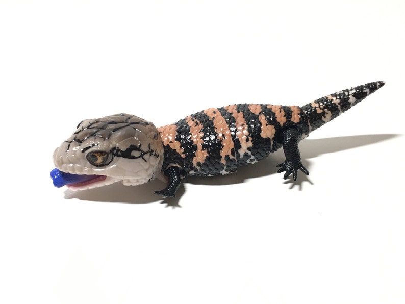 Bandai Blue-tongued Skink Normal Action Lizard Figure - Etsy