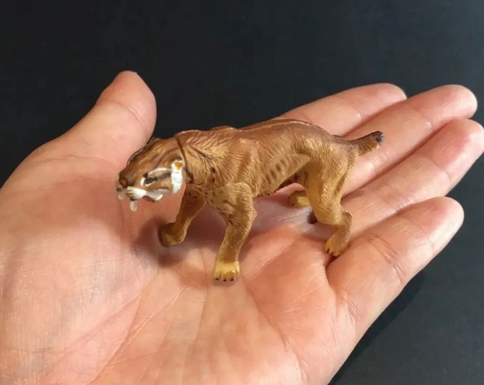 Vintage Kaiyodo Series 2 Smilodon Sabretooth Tiger Dinosaur Dinotales ...