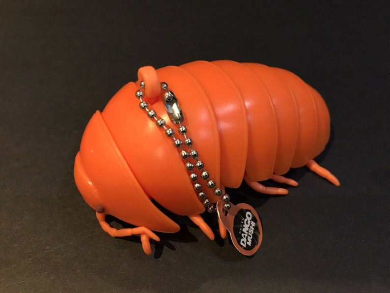 Plastic Pill Bug Roly Poly Insect Potato Bug Isopod KEYCHAIN Figure W ...