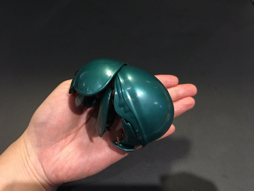Plastic DUNG BEETLE Insect Bug Dango Mushi Figure W/moving Parts ...