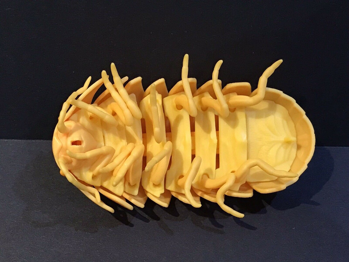 Plastic Pill Bug Roly Poly Insect Potato Bug Isopod KEYCHAIN Figure W ...