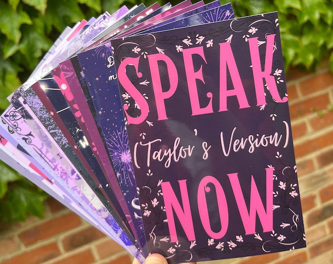 Taylor Swift Speak Now Posters Set of 17 - Etsy