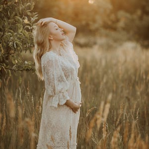 Kerin Ecri Lace Dress N4. Women's Boho Set Dress for the Maternity ...