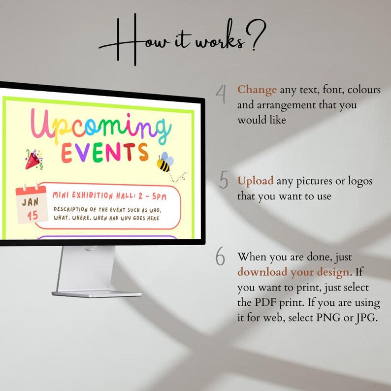 Editable Events Flyer Upcoming Event Flyer Event Planner Timetable ...