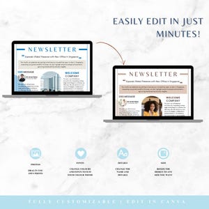 Modern Newsletter Template Business Newsletter for Corporate Business ...