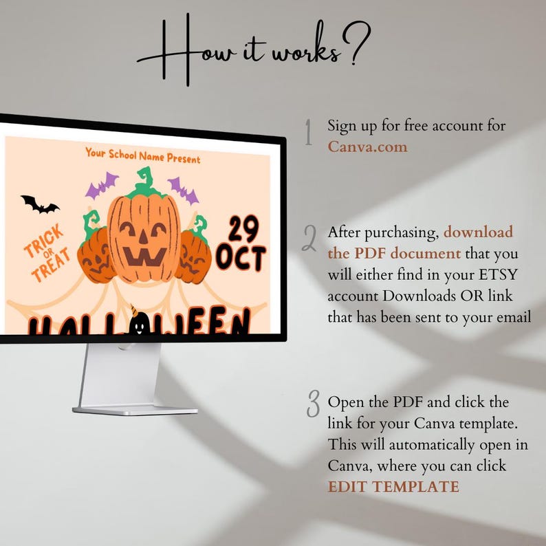 Editable Halloween Party Flyer Template Halloween Carnival Flyer Spooky ...
