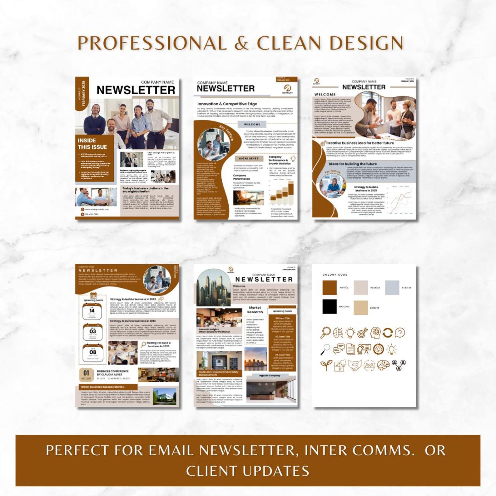 Business Newsletter Template, 2026 Newspapers Template News Letter ...