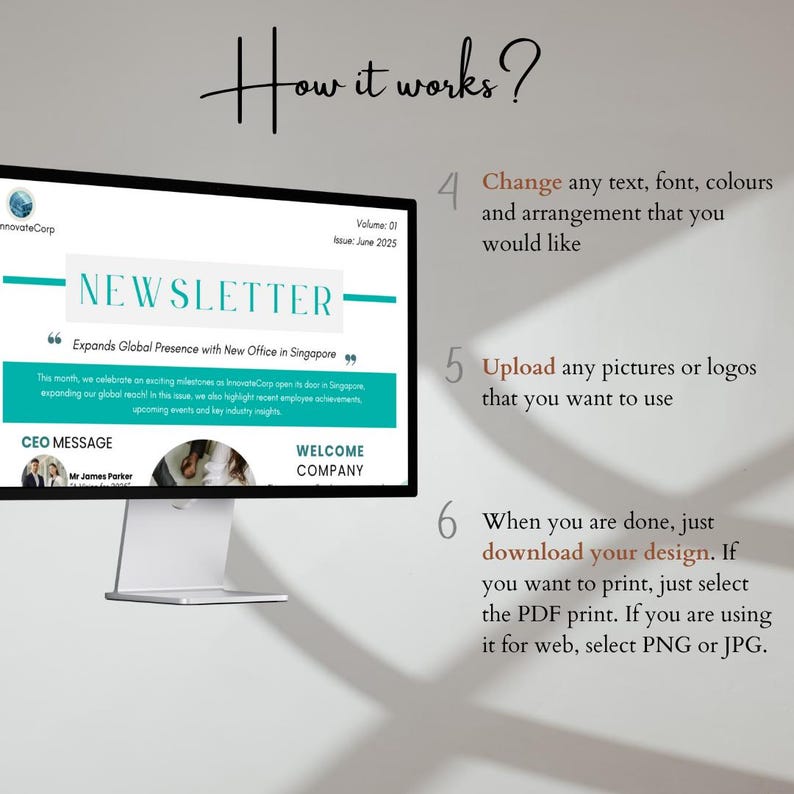 2025 Newsletter Templates for Corporate Business Newspaper Email ...