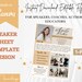 Printable Speaker Sheet Template Editable Keynote Speaker One Sheet ...