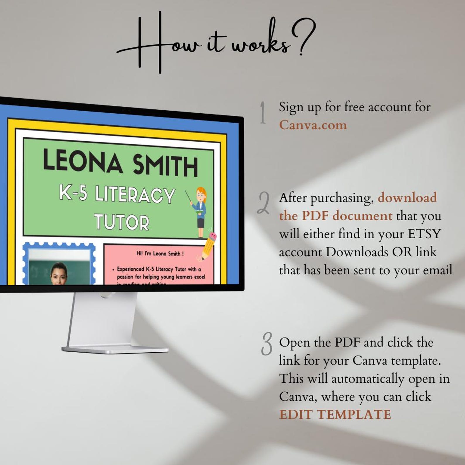Tutor Flyer for Teacher Tutoring Poster Template Online Tutor Ads ...