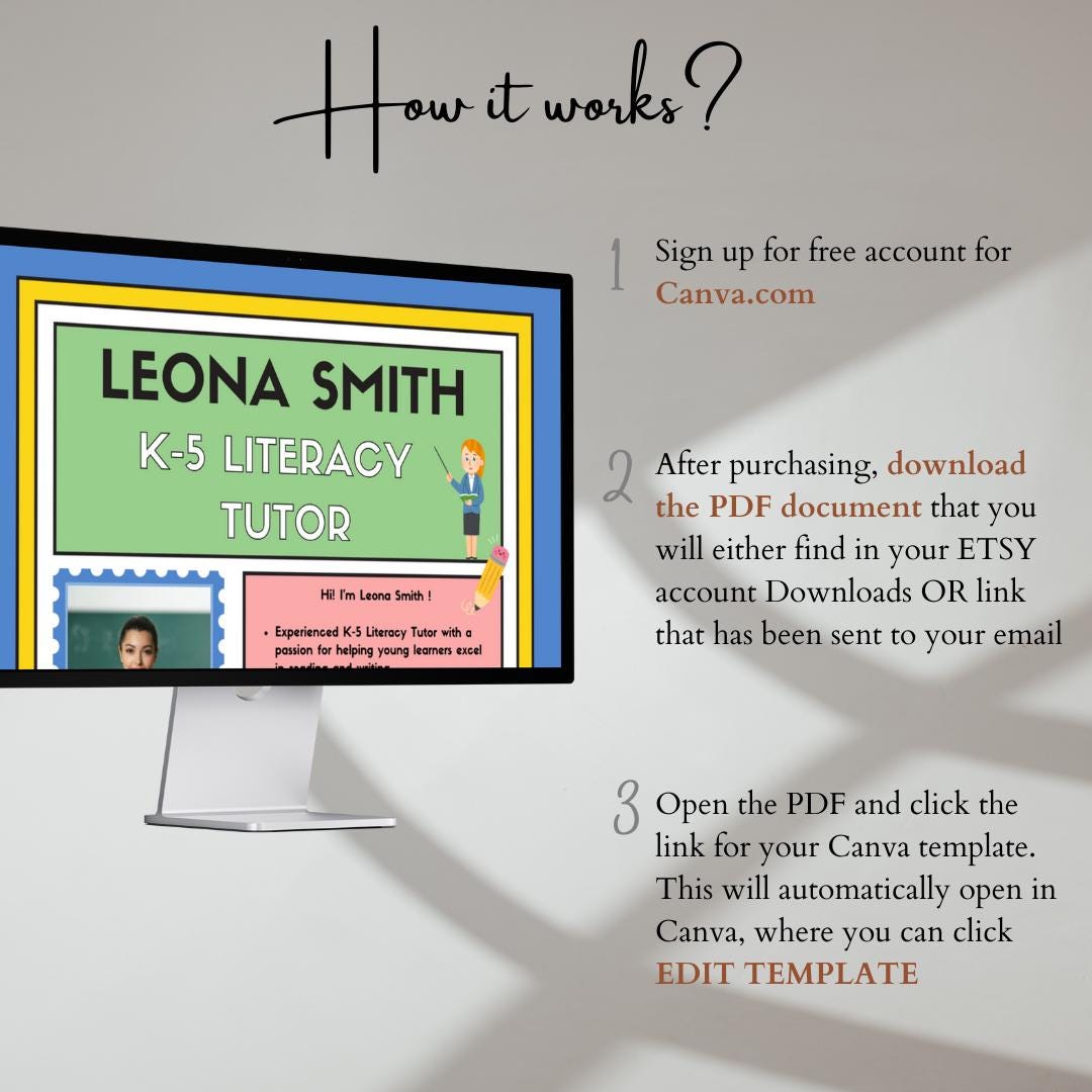 Tutor Flyer for Teacher Tutoring Poster Template Online Tutor Ads ...