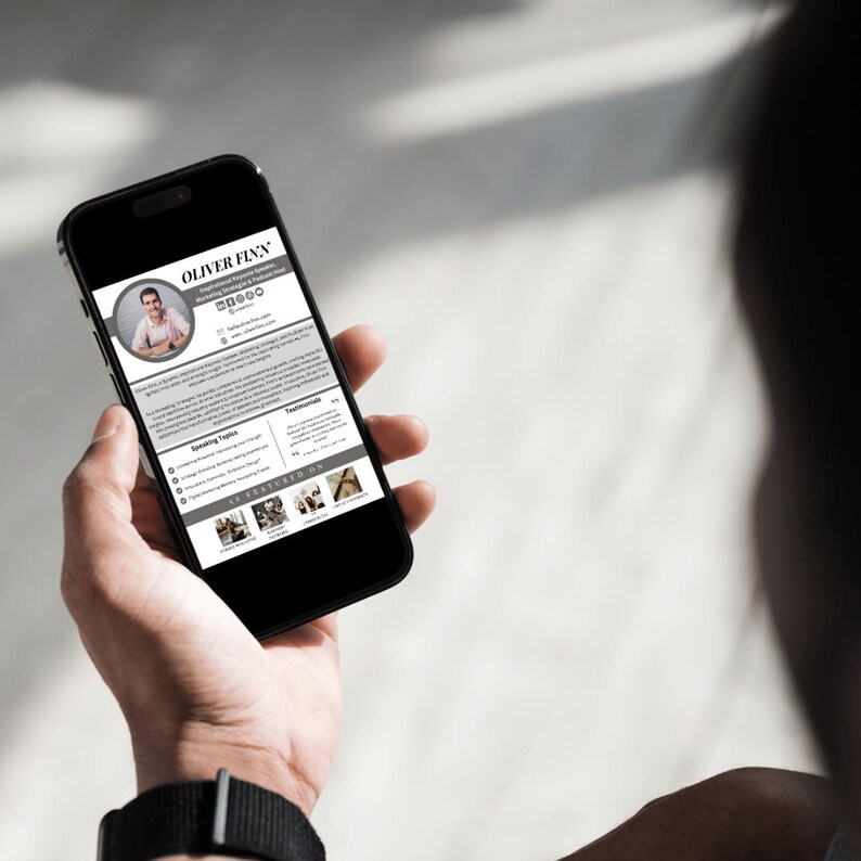 Speaker Sheet Template Professional One-sheet Webinar Speaker Profile ...