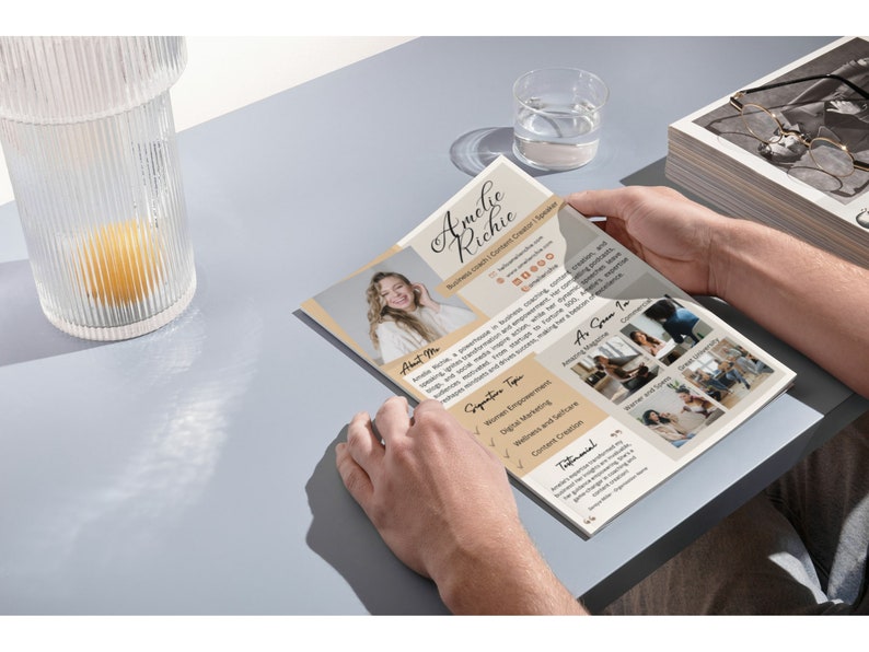 Printable Speaker Sheet Template Editable Keynote Speaker One Sheet ...