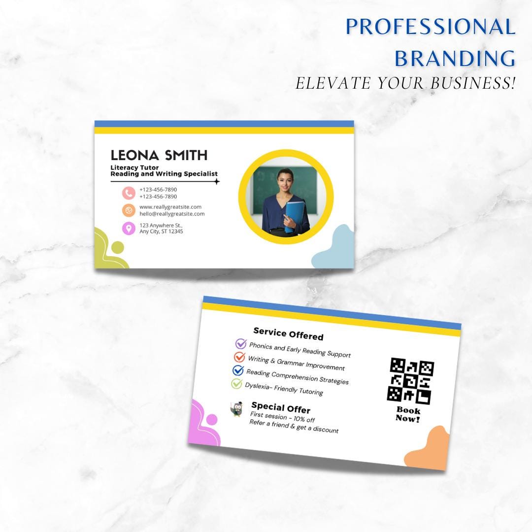 Tutor Flyer for Teacher Tutoring Poster Template Online Tutor Ads ...