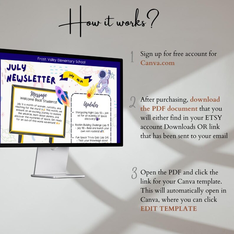 Monthly Classroom Newsletter Monthly Newsletter Weekly Newsletter for ...