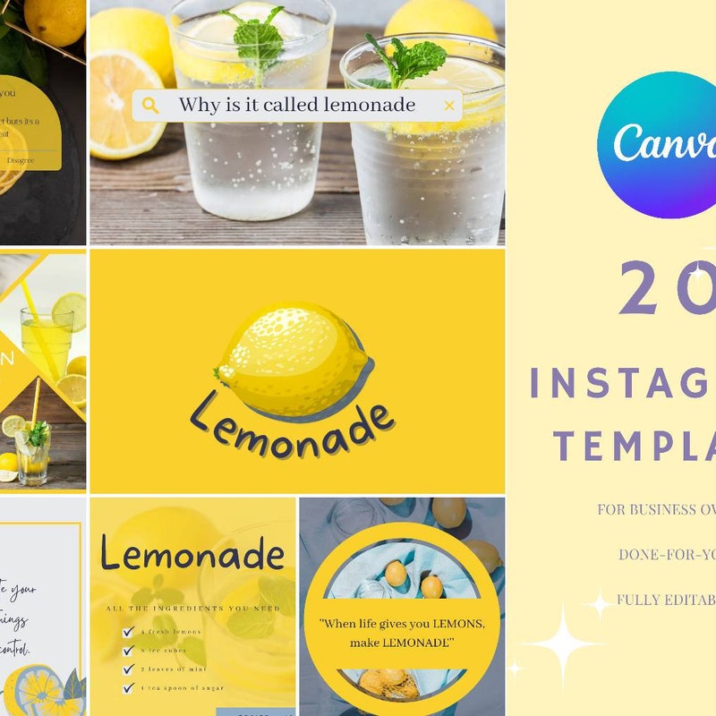 Lemonade Theme - Etsy