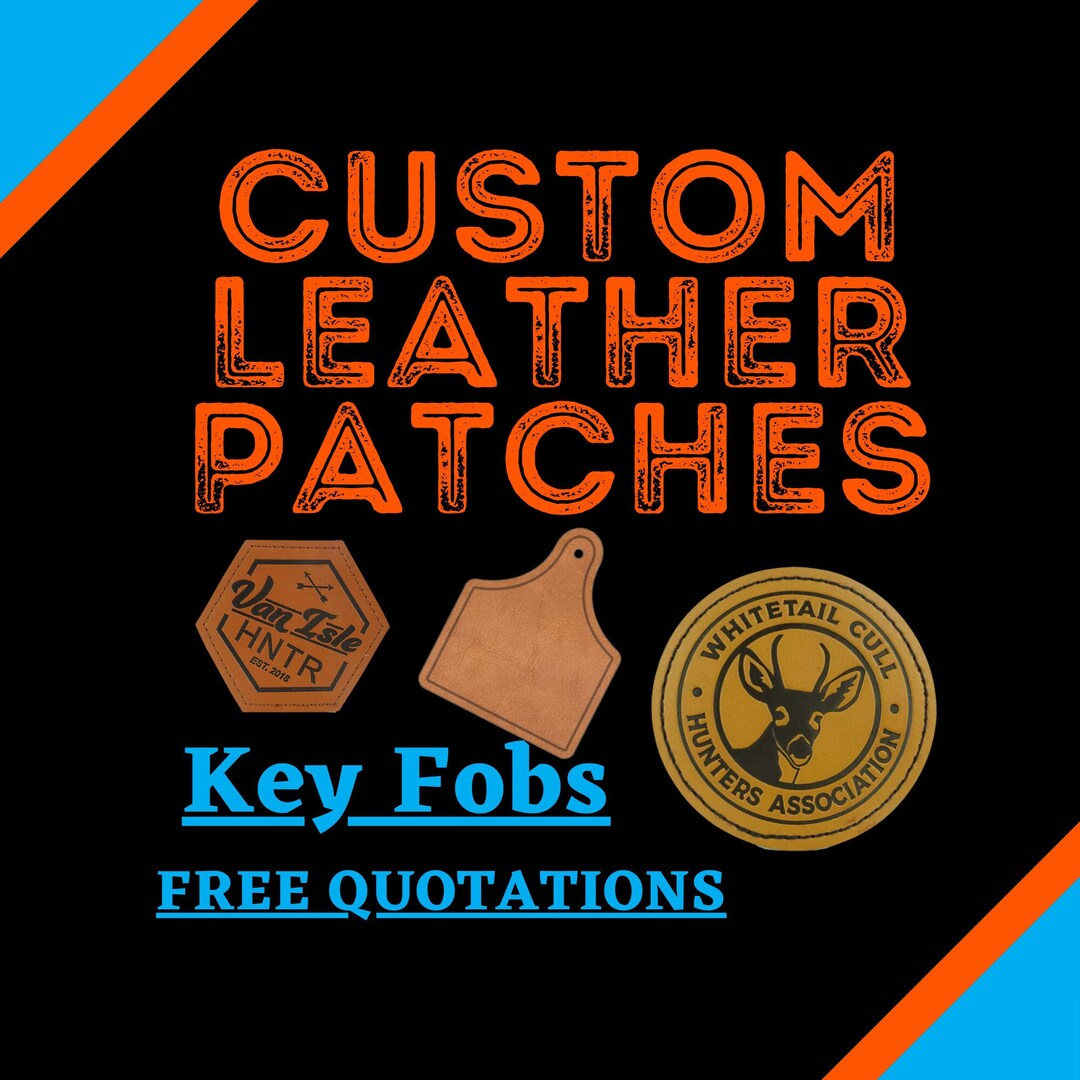 Custom Leather Patches, Embossed Leather Patch, Debossed Leather Patch ...