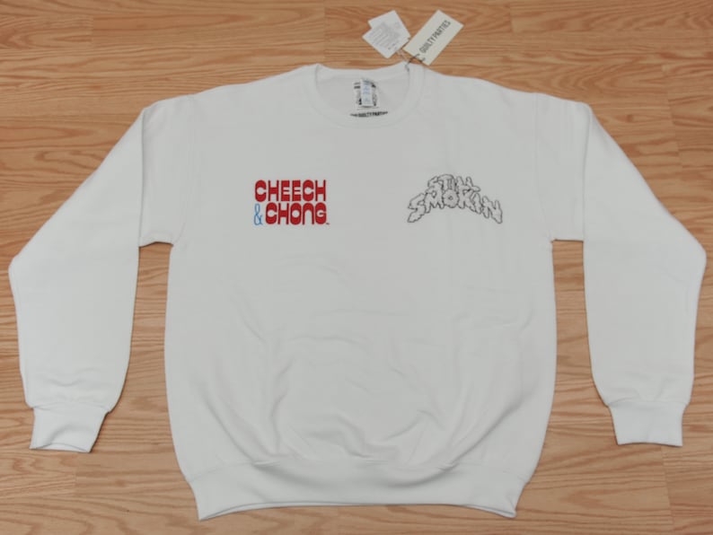 Cheech & Chong X Wacko Maria Guilty Parties WHITE Sweatshirt ...