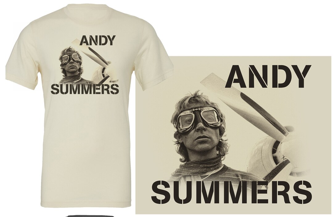 Andy Summers Aviator Shirt Authentic Merchandise 2024 Tour - Etsy