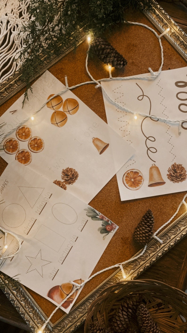 Christmas Preschool Morning Menu - Etsy