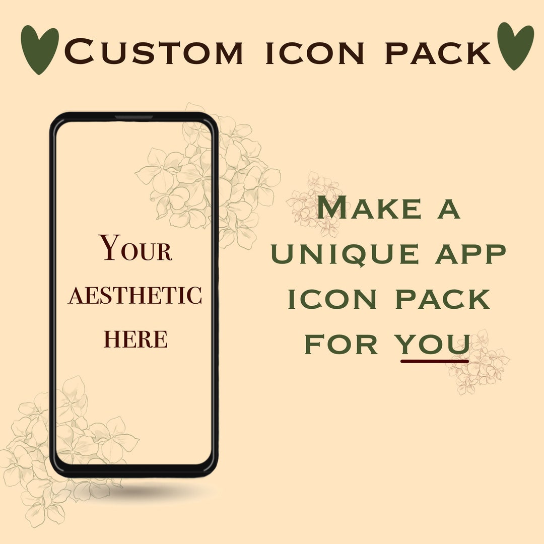 Custom App Icon Pack for Ios 14 / Android Choose Your Aesthetic - Etsy