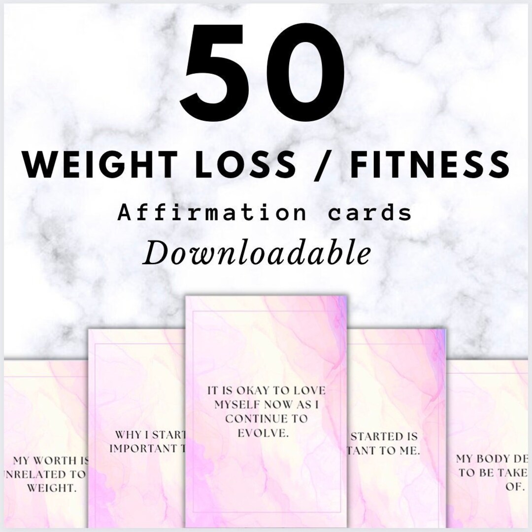 Digital Affirmation Cards Printable Pink Affirmation Cards - Etsy