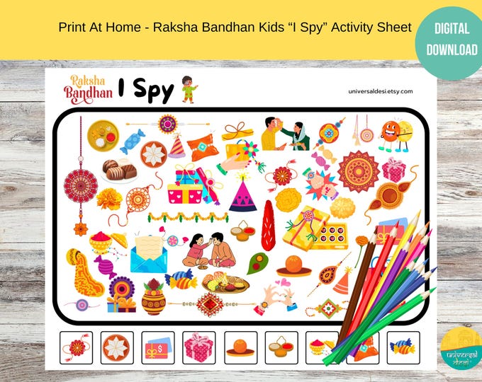Raksha Bandhan Kids Activity Sheets | Rakhi Puzzle, Maze (PDF Pattern ...