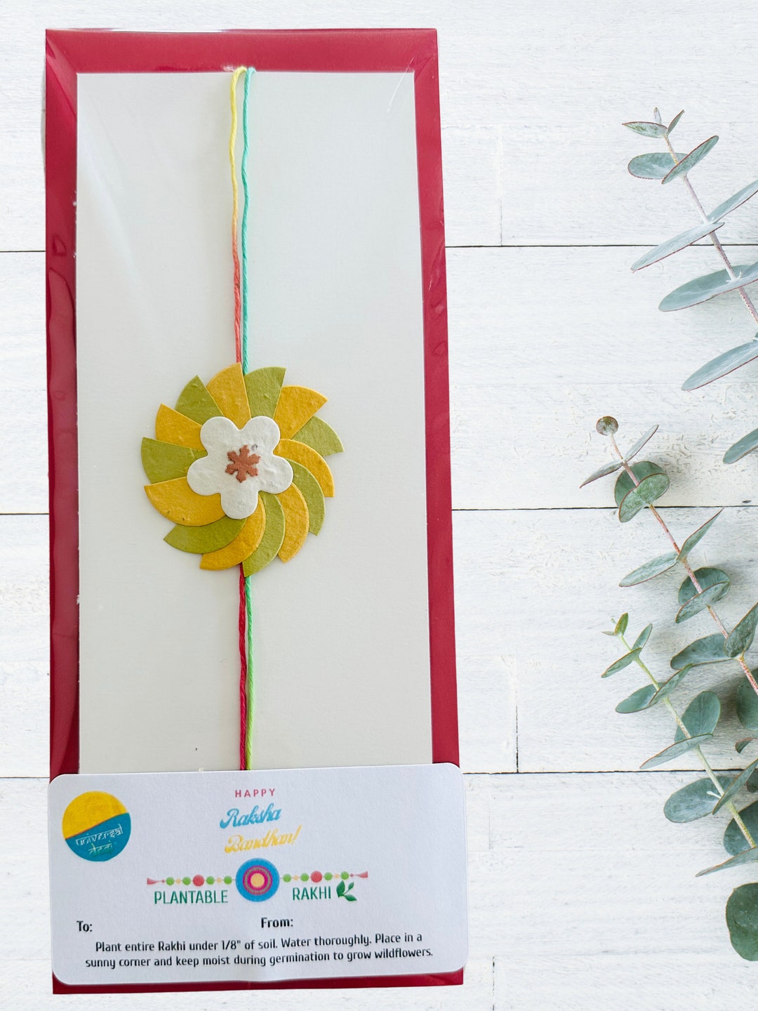 Eco-friendly Rakhi | Plantable Rakhi | Plantable Raksha Bandhan Rakhi ...