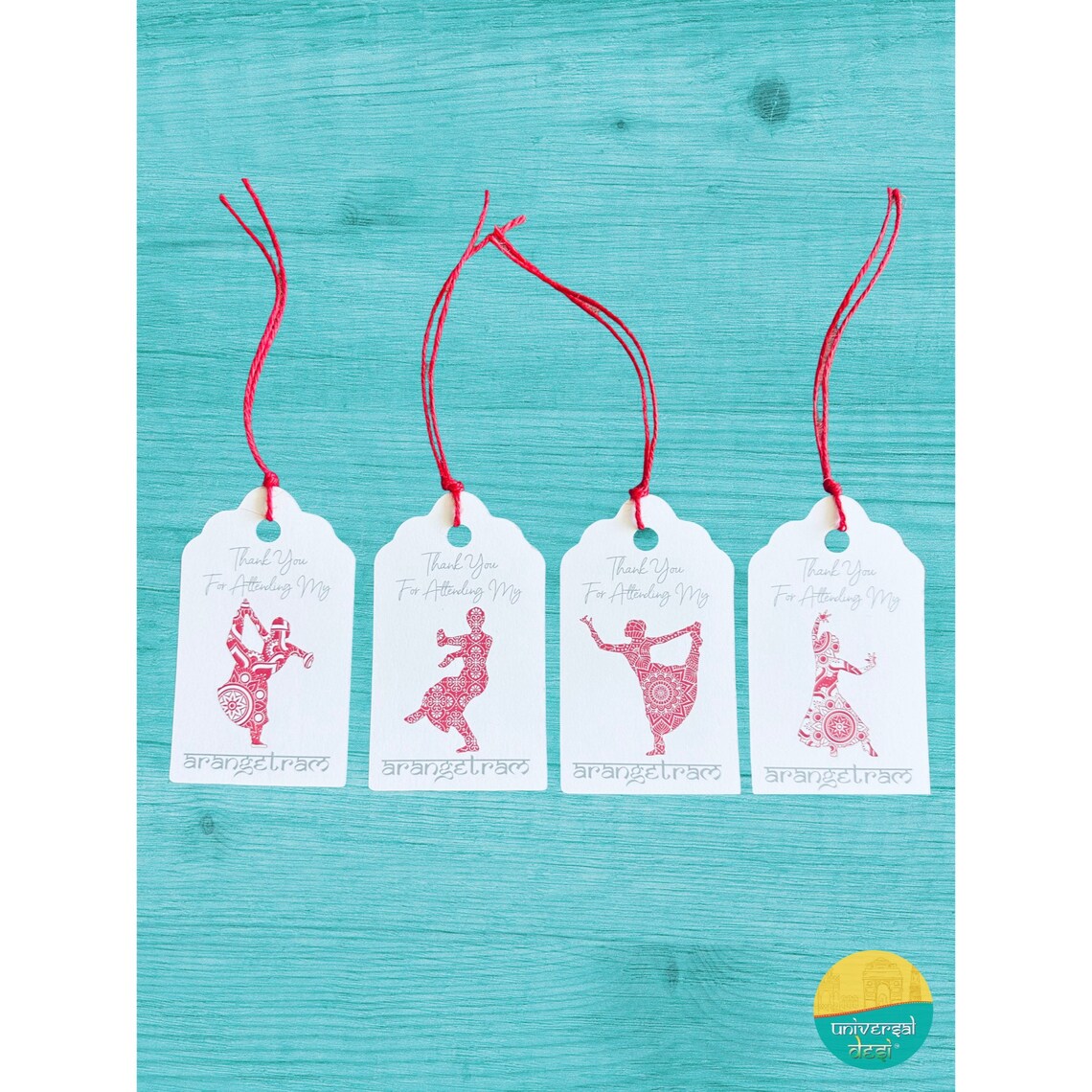 Arangetram Gift Tags: Indian Dance Favor Tags - Etsy